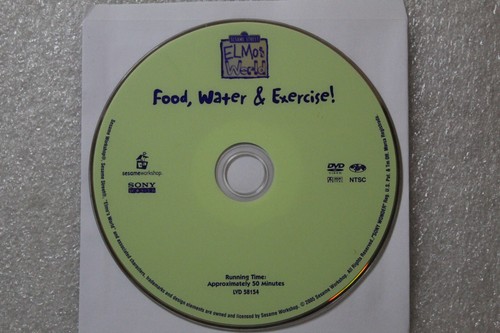 Elmo's World: Food, Water & Exercise (DVD, 2009) | eBay