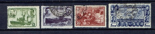 RUSSIA - 1940 HEROISM OF THE SEDOV CREW - SCOTT 772 TO 775 - USED | eBay