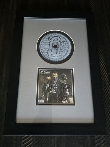 G Unit Beg For Mercy 50 Cent Signed Framed CD Album Cover Limited 89/ ...