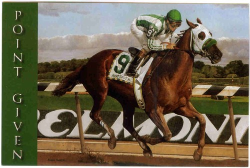 POINT GIVEN,HORSE OF THE YEAR 2001,THOROUGHBRED CHAMPION HORSE ...