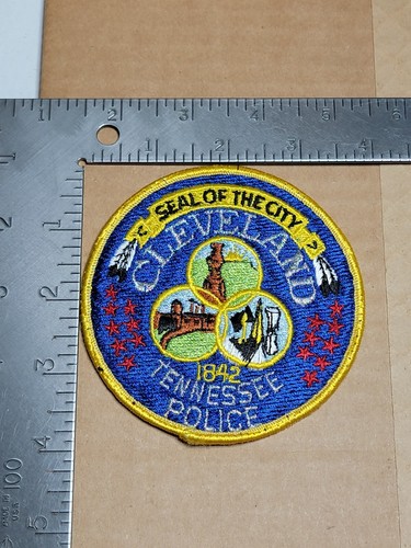 Q b6 police patch patches Cleveland Tennessee used | eBay