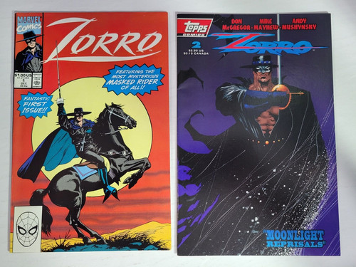 Zorro #1 Marvel Comics 1990 Lot Topps #2 1994 Lady Rawhide | eBay