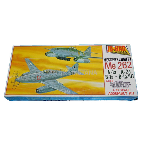 JO-HAN Messerschmitt Me 262 1/72 Scale Model Assembly Kit ~ Factory ...
