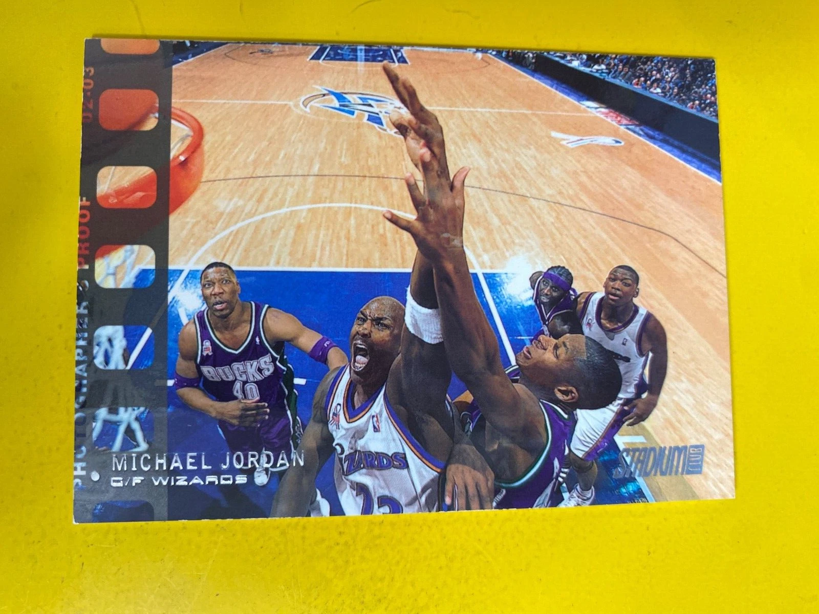 Michael Jordan 2002 Stadium Club #100 Photographer's Proof /500 Price ...