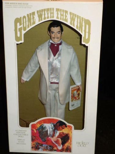 1989 Gone With the Wind World Doll "Rhett Butler" LE White Suit # 71246 ...