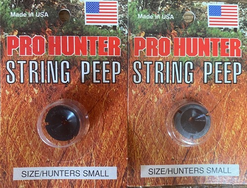 2-GWS Pro Hunter String Peep Small Black *NEW* Made in USA | eBay