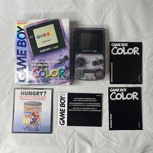 Gameboy Color Clear Purple for sale | eBay
