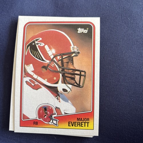 1988 Topps Football #389 Major Everett Rookie Atlanta Falcons | eBay