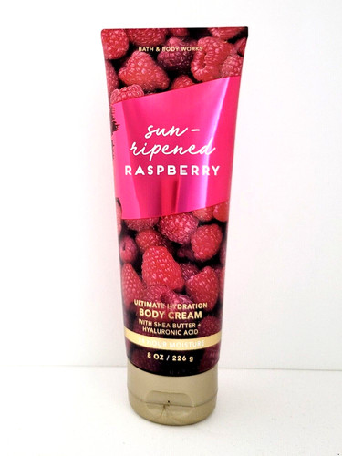Bath and Body Works Sun Ripened Raspberry Ultimate Hydration Body Cream ...