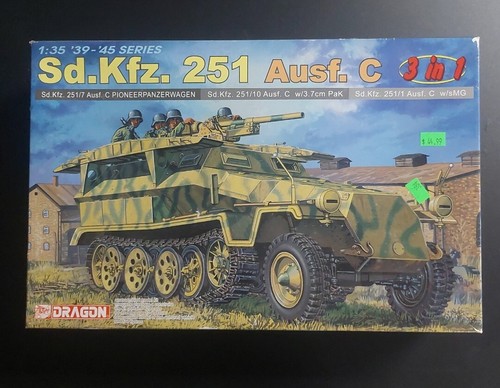 Dragon 6224 1:35 Sd.Kfz.251/7 Ausf.C Pionierpanzerwagen 3 in 1 Armored ...