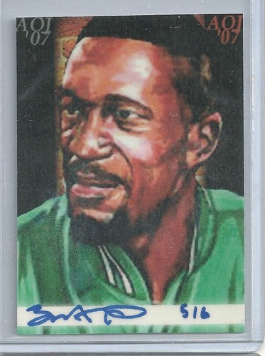5/6 RARE 2007 Bill Russell Boston Celtics AOJ Lithocard Limited | eBay