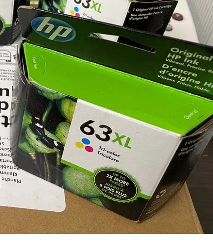 New Genuine HP 63XL Color Ink Cartridge 889296267416| eBay