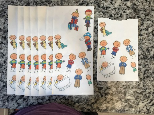 Me & My Big Ideas MAMBI Sticker ~ Assorted Blonde Boy Kids 8 Parcial ...
