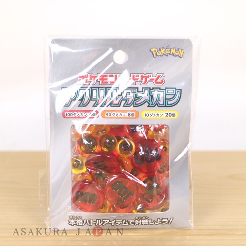 Pokemon Card Game Official Acrylic Damage Counter ver.2 From Japan | eBay