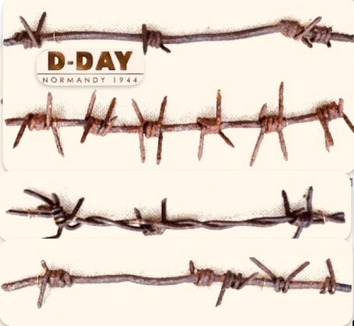 Original WW2 GERMAN LOT of BARBED WIRE RELIC: Fox Green Sector Omaha ...