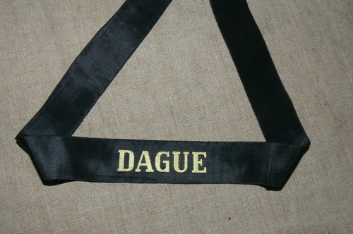 RUBAN DE BACHI " DAGUE " FRENCH CAP TALLY | eBay