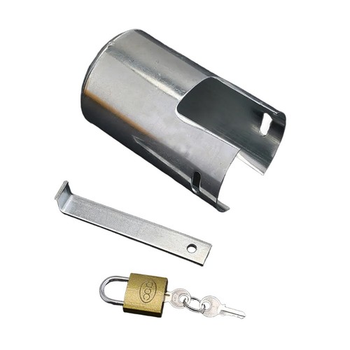Galvanized Steel Faucet Lock Cover Secure Outdoor Garden Tap Against ...