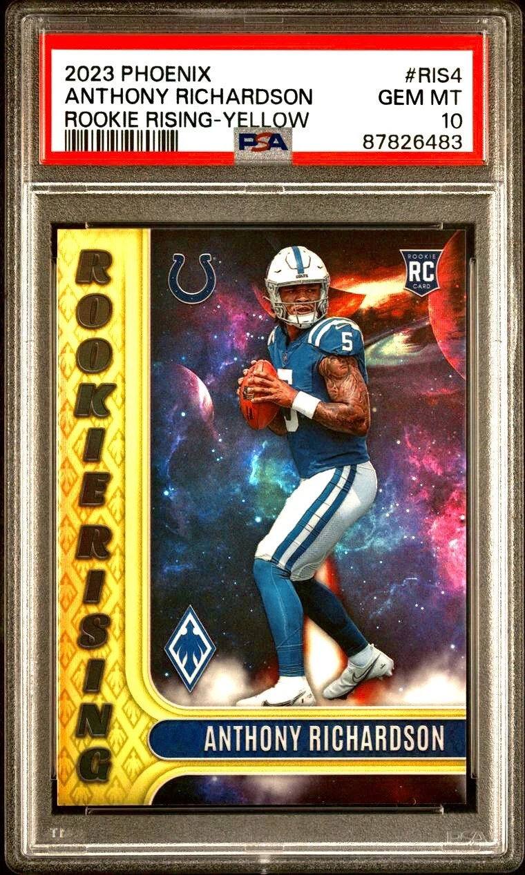 Anthony Richardson 2023 Phoenix #RIS-4 Rookie Rising - Yellow /75 Price ...
