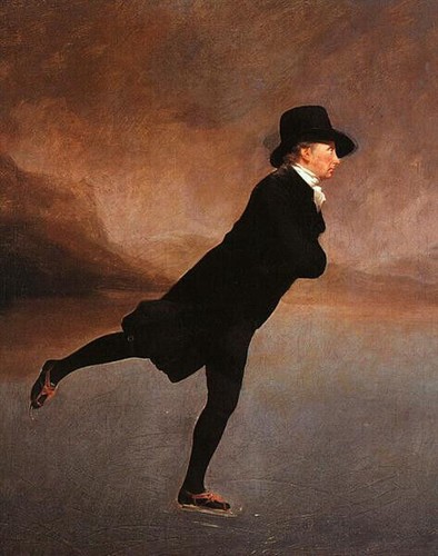 high quality oil painting handpainted on canvas " The Skating Minister ...