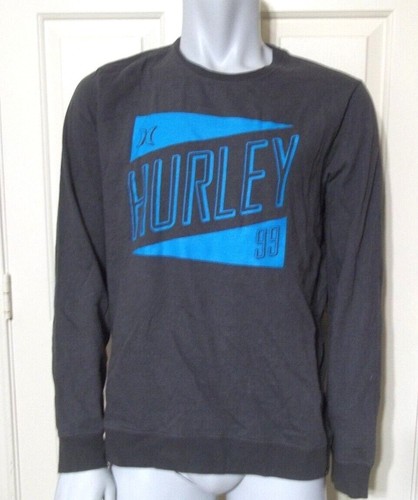New Hurley small pullover crew neck sweatshirt sweat shirt gray ...
