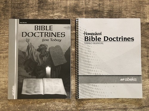 Lot (2) Abeka - Bible Doctrines For Today Teacher Quiz / Test Key ...