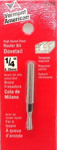 Vermont American 22130 1/4-Inch HSS Dovetail Router Bit | eBay