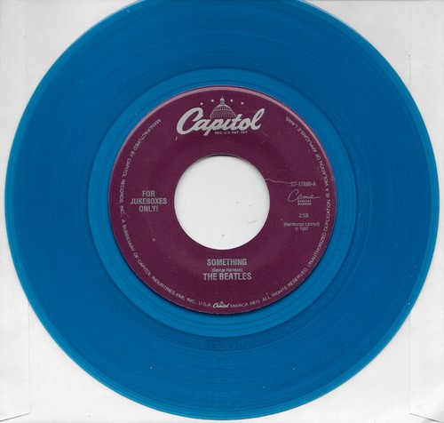 THE BEATLES Something / Come Together rare BLUE vinyl 45 | eBay