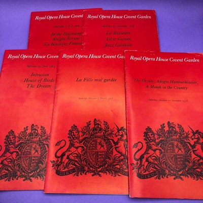 Royal Opera House Programmes in Collectable Theatre Programmes (1960s ...