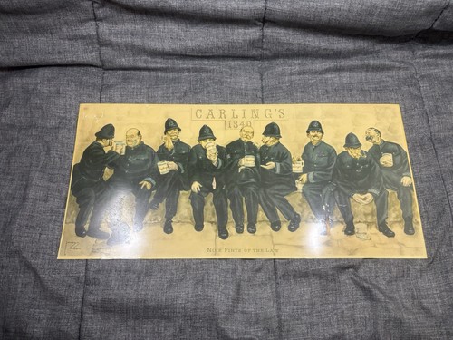 Vintage Tin Sign “Nine Pints of the Law” by Lawson Wood Carling’s 1840 ...