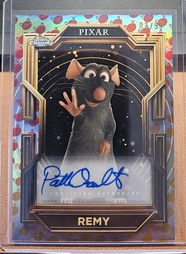 PATTON OSWALT as REMY 2025 PIXAR GOLD TOPPS CHROME RED ETCH AUTO ...