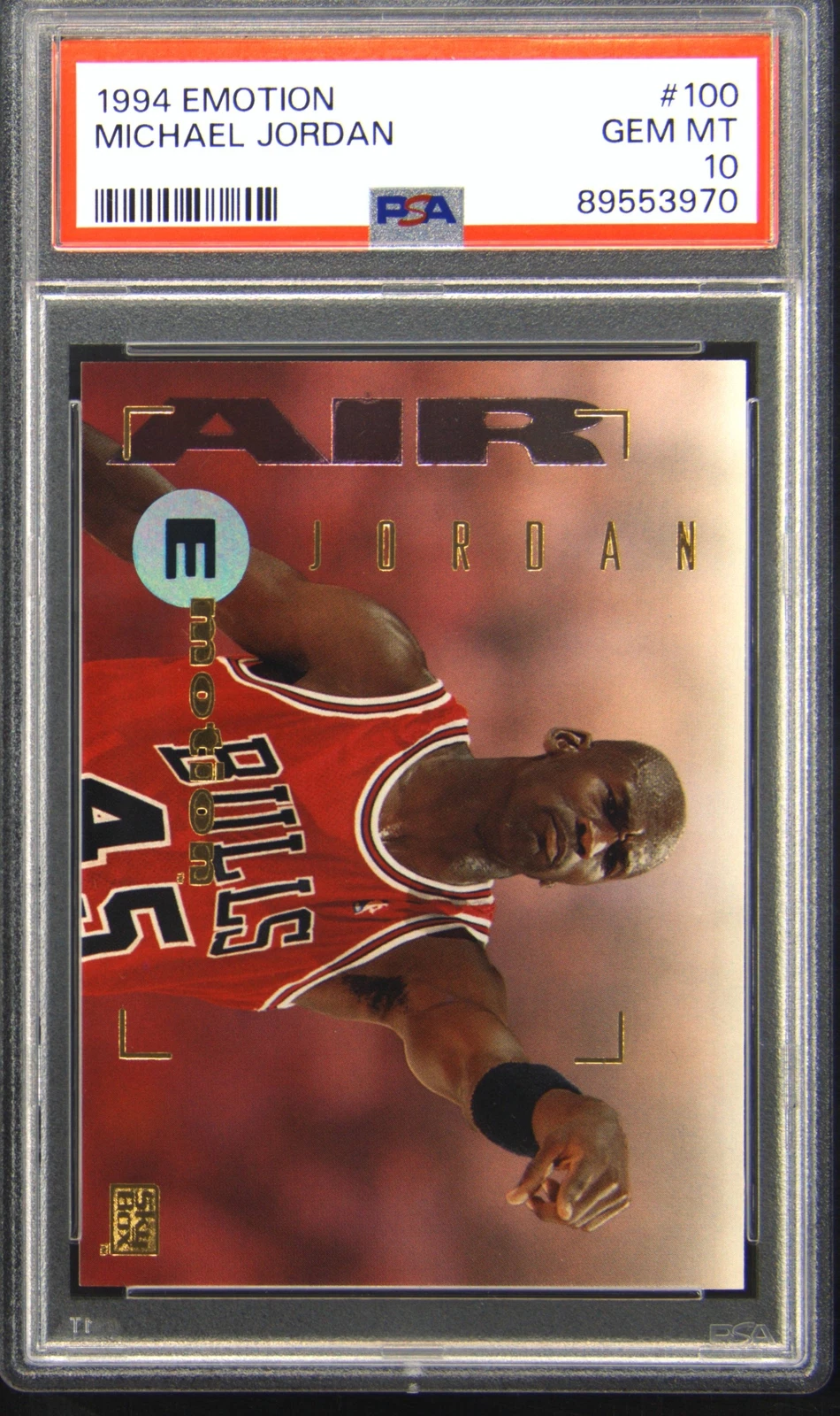 Michael Jordan 1994 SkyBox Emotion #100 Base PSA 10 Price Guide ...