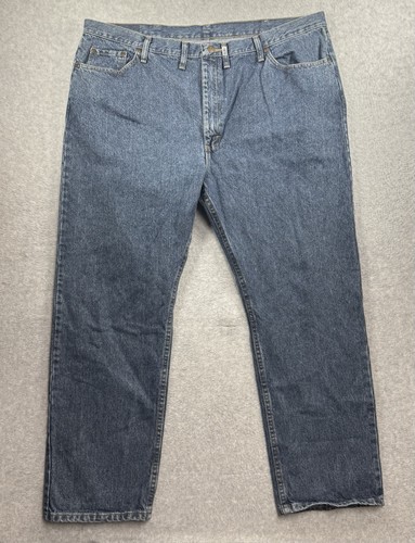 Wrangler mens jeans 46x30 relaxed fit 96501DS medium wash heavy weight ...