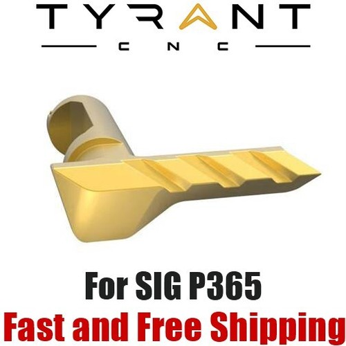Tyrant Designs Enhanced Takedown Lever for Sig P365, XL, X-MACRO - Gold ...