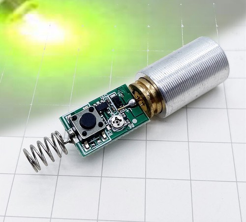Compact Industrial 561nm 10mW Yellow Green Beam Dot Laser Module/ 3V-3 ...