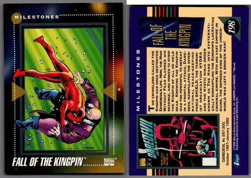 1992 Marvel, Milestones, #198 Fall of the Kingpin | eBay