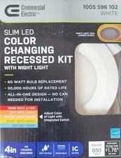 Commercial Electric Color-Changing LED Chandeliers & Ceiling Fixtures ...