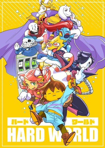 UNDERTALE Doujinshi Undyne X Alphys (B5 42pages) Nambokuya HARD WORLD ...