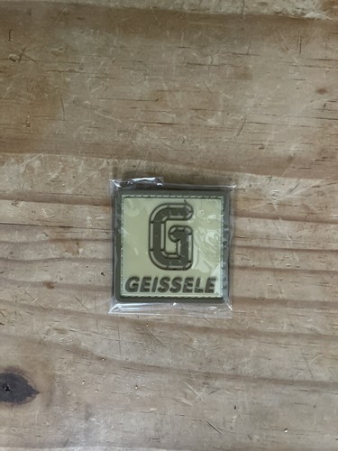 GEISSELE AUTOMATICS TRIGGERS "G" LARGE LOGO PATCH 2" X 2" PVC HOOK/LOOP ...