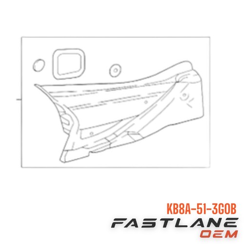 OEM 2017 - 2021 Mazda CX-5 Left Rear / Trunk Light Assembly # KB8A-51 ...