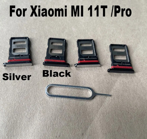 For Xiaomi Mi 11T Mi11T Pro SIM Card Tray Slot Holder Adapter Socket ...