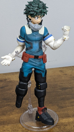 My Hero Academia Deku Action Figure – Blue & Black Suit – Poseable ...