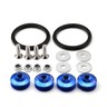 Silver Aluminum Quick Release Fasteners Kits for Subaru Front Rear ...