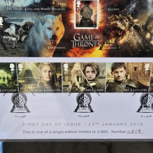 Game of Thrones Royal Mail Stamps 2018 Set No. 819 NEW MINT Limited ...