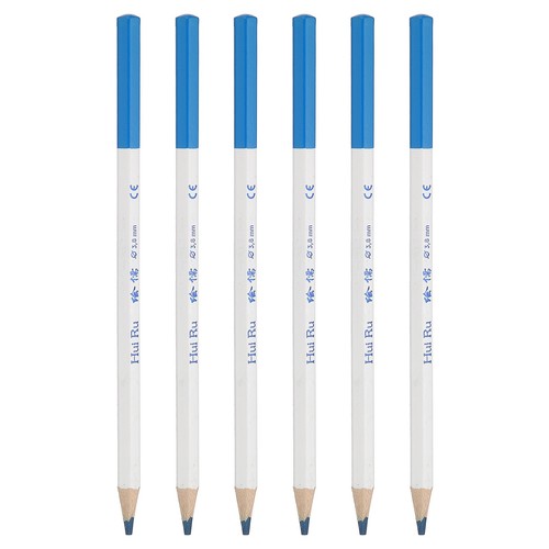 Dark Blue Colored Pencils Set,6 Pcs Oil Color Pencils Drawing Painting ...