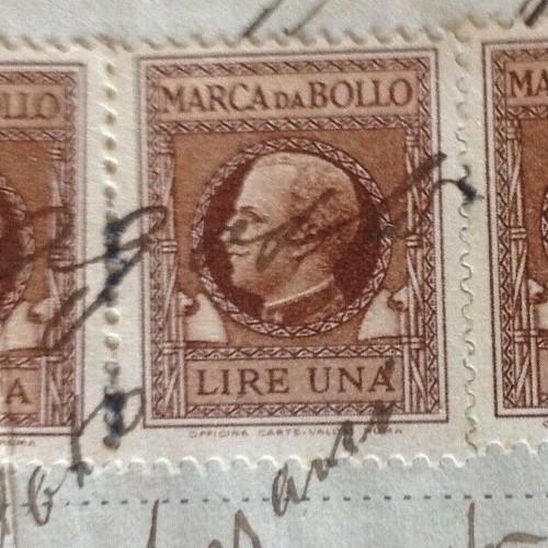 Marca da bollo 1Lira- Regno d'Italia anni 1930 | eBay