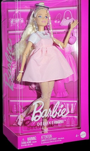 Barbie Deluxe Style Doll #3 Pink Dress Blonde Hair HVY95-9993 | eBay