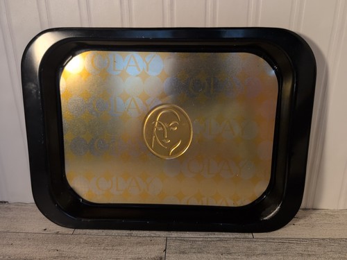 Oil of Olay Merchandise Tray Vanity Tray Bathroom Tray Black & Gold ...
