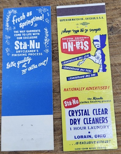 Matchcover Ohio Lorain Crystal Clear Dry Cleaners | eBay
