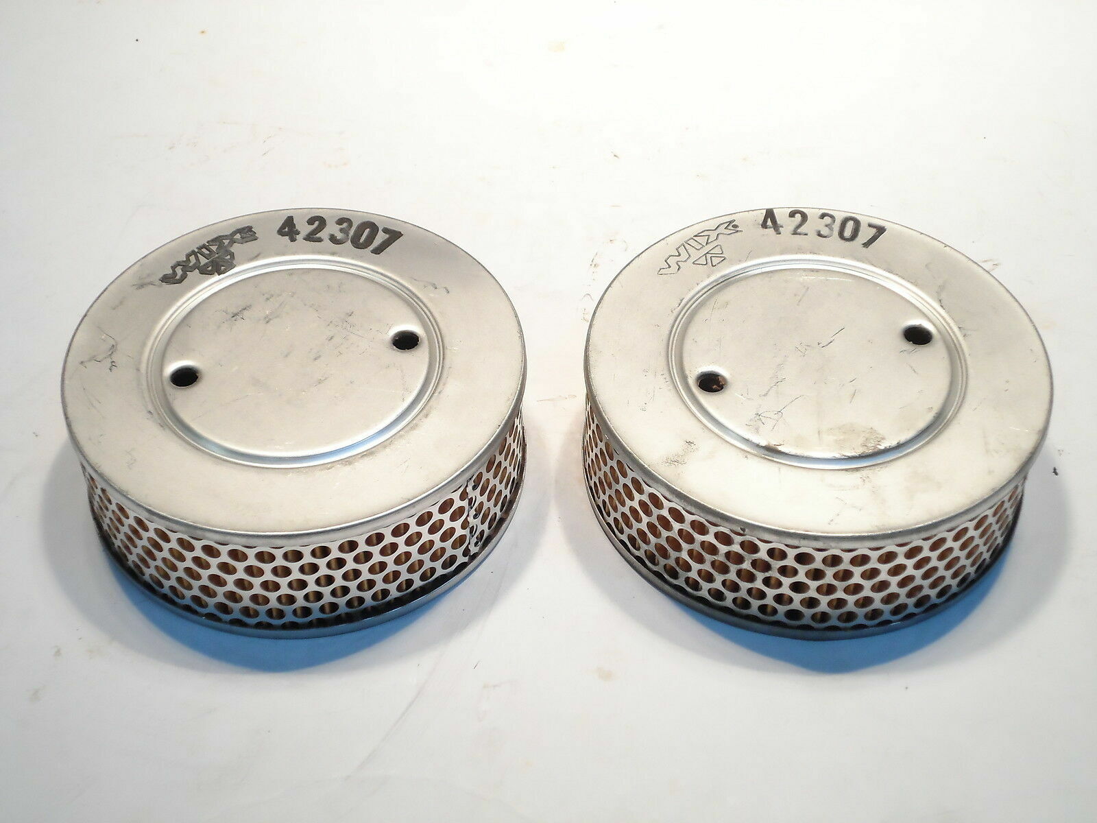 New Pair of Stub Stacks for Pancake Air Filters for 1 1/2" SU MGA MGB ...