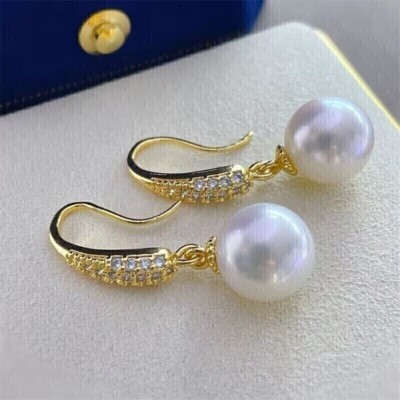Hook Pearl Lab-Created Fine Earrings for sale | eBay